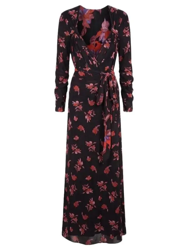 Diane Von Furstenberg Long-sleeved Printed Dress - No