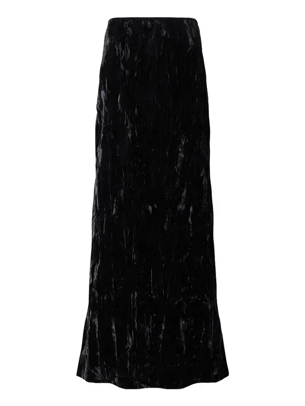 Anna Sui Velvet Maxi Skirt - No