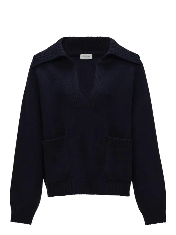 Magda Butrym Long-sleeved Sweater - Navy