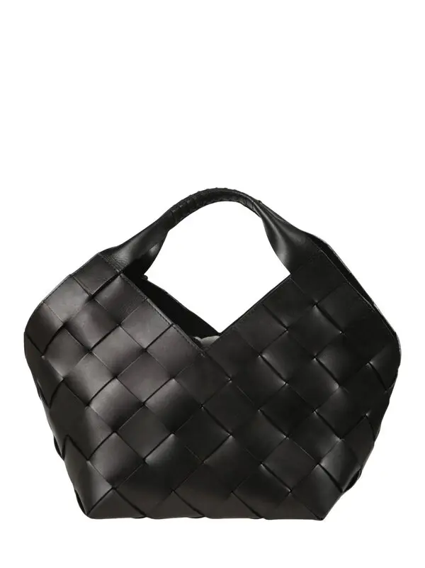 Dragon Diffusion Castello Woven Leather Tote - Black