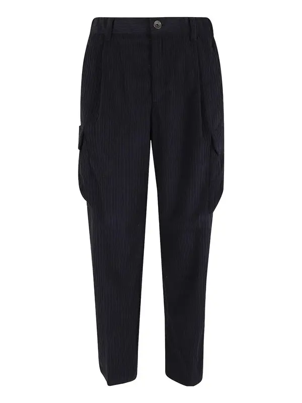 Herno Logo Casual Pants - Black