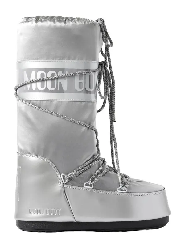 Moon Boot Metallic Shell And Pvc Snow Boots - No