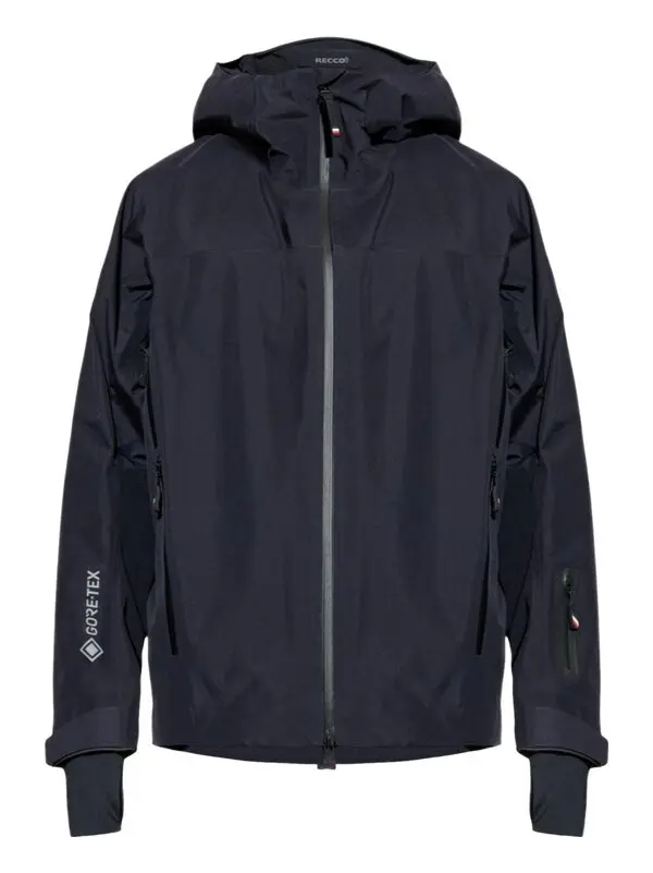 Moncler Hinterburgs Zip-up Hooded Ski Jacket - Navy