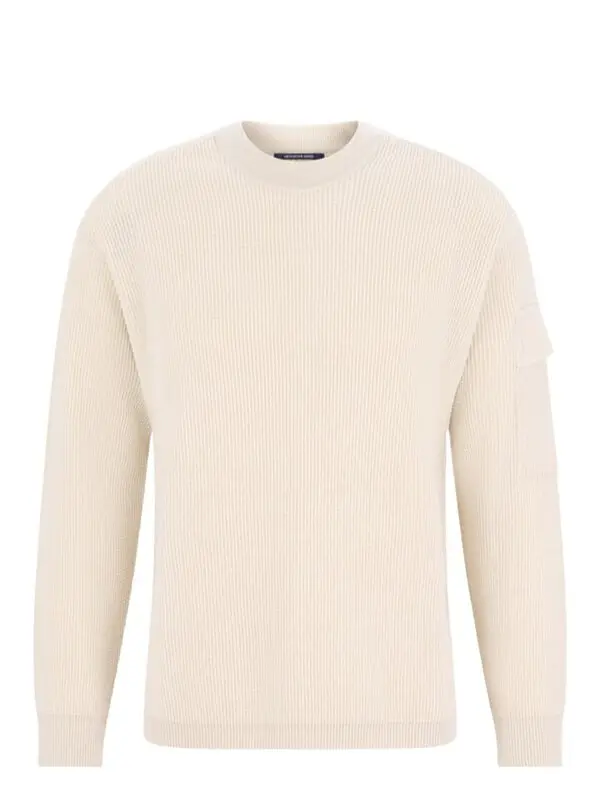 C.P. COMPANY Crew-neck Pullover - Eggshell