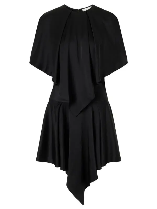 Stella McCartney Gathered Satin Mini Dress - No