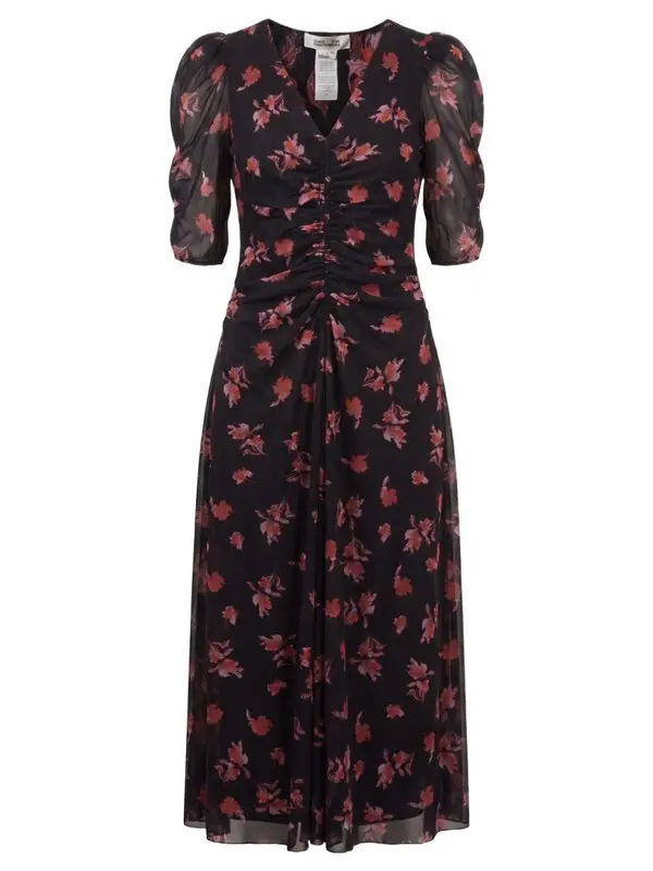 Diane Von Furstenberg Koren Short-sleeved Dress - Irisb Iris Falls