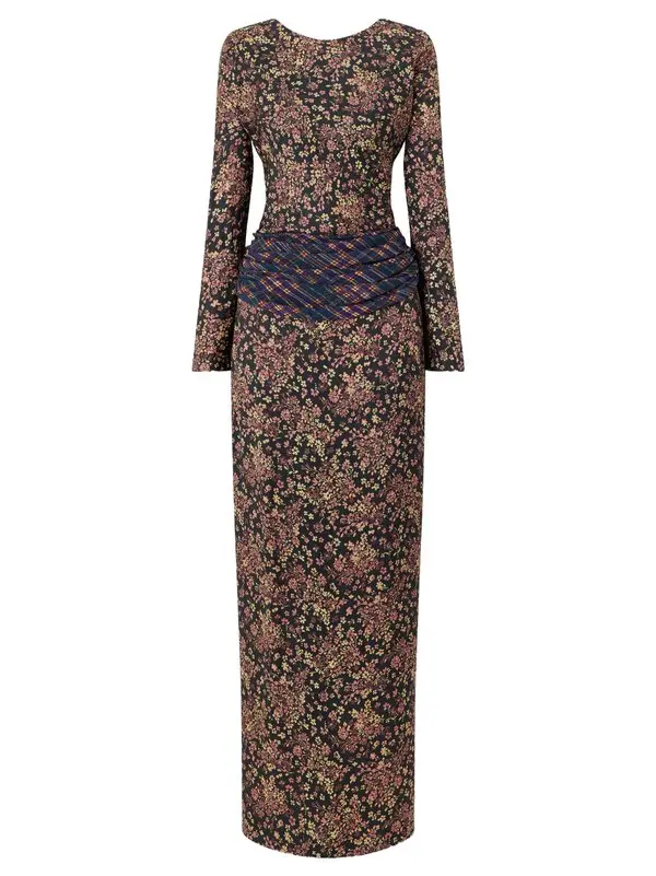 Dries Van Noten Floral-print Crepe Midi Dress - No