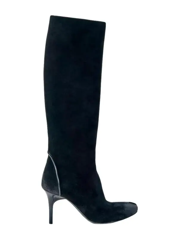 CAPASA MILANO Pointed-toe Suede Boots - Black