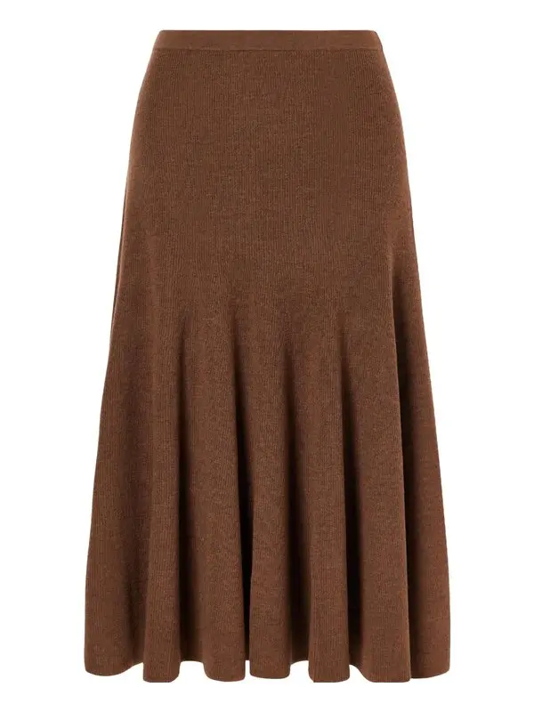 Ulla Johnson Knit Skirt - Brown
