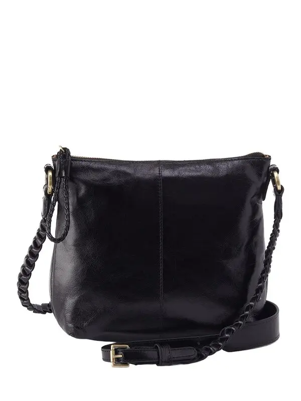 Hobo Lasso Medium Crossbody - Black