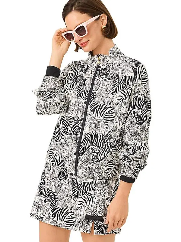 Lilly Pulitzer® Upf 50+ Luxletic Aegean Jacket In Moisture Wicking - Coconut