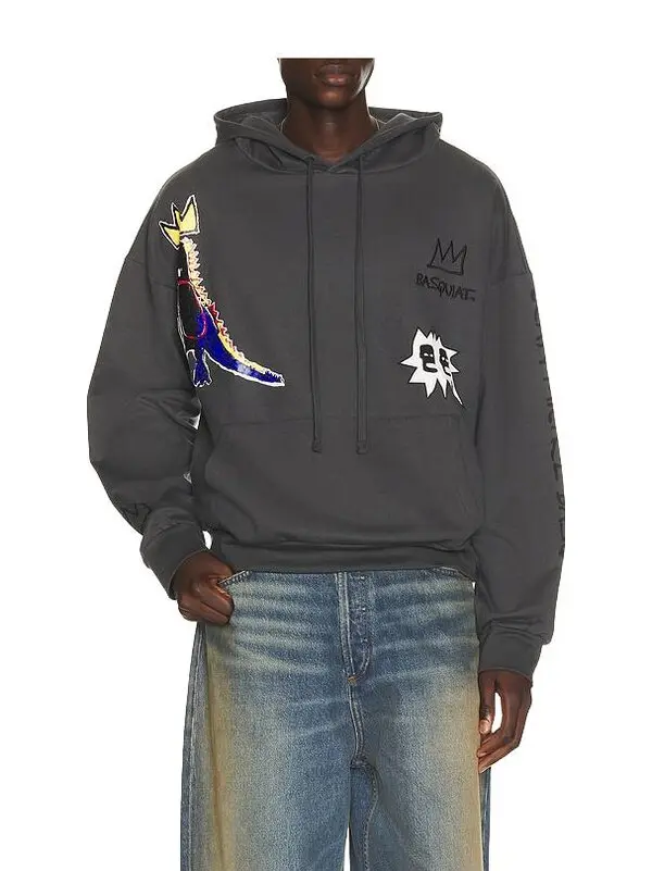 REASON Basquiat Hoodie - Grey