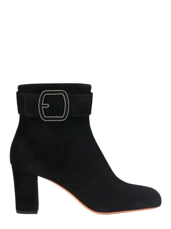 Santoni Newmarta Buckle-detail Ankle Boots - Black