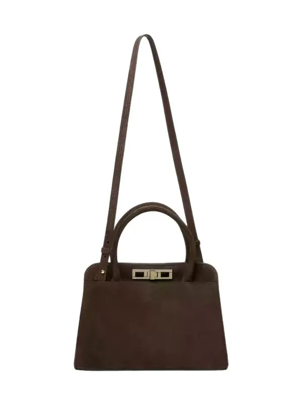 Fabiana Filippi Medium Suede Tote Bag - Brown