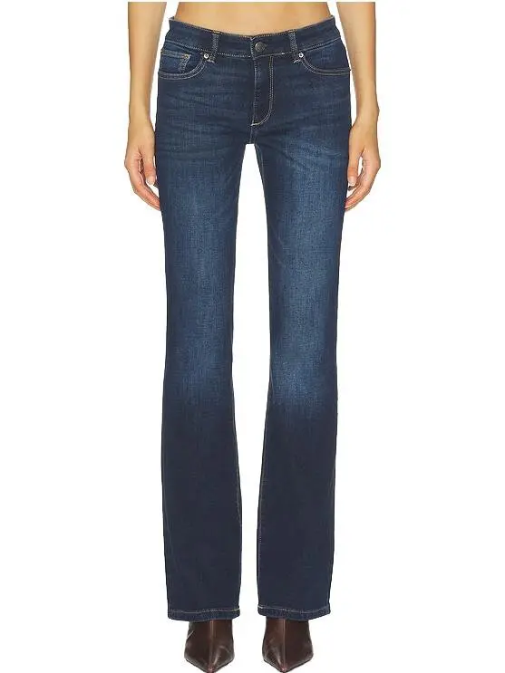 DL1961 Milano Boot Low Rise Instasculpt Jean In Denim-dark - Thunderbird