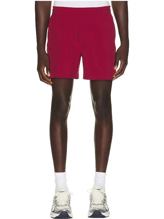 Lululemon Pace Breaker Short 7 In Red - Raspberry Rave