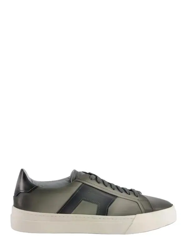 Santoni Logo-patch Sneakers - Grey