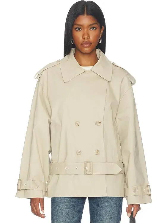 LAMARQUE Vinetta Jacket In Tan - Khaki