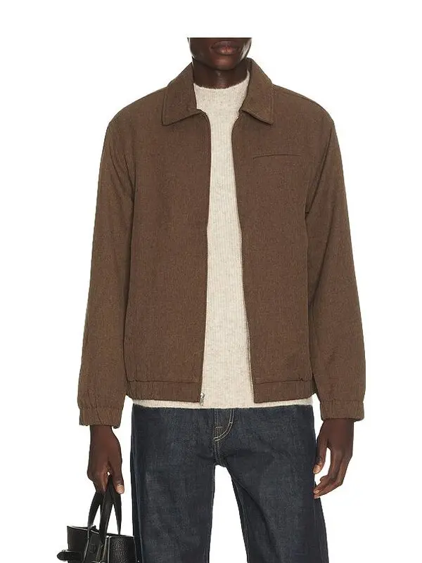 KROST University Tencel Jacket In Brown - Raindrum