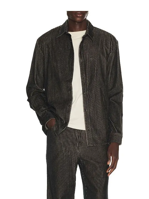 KROST Jordan Corduroy Shirt - Black