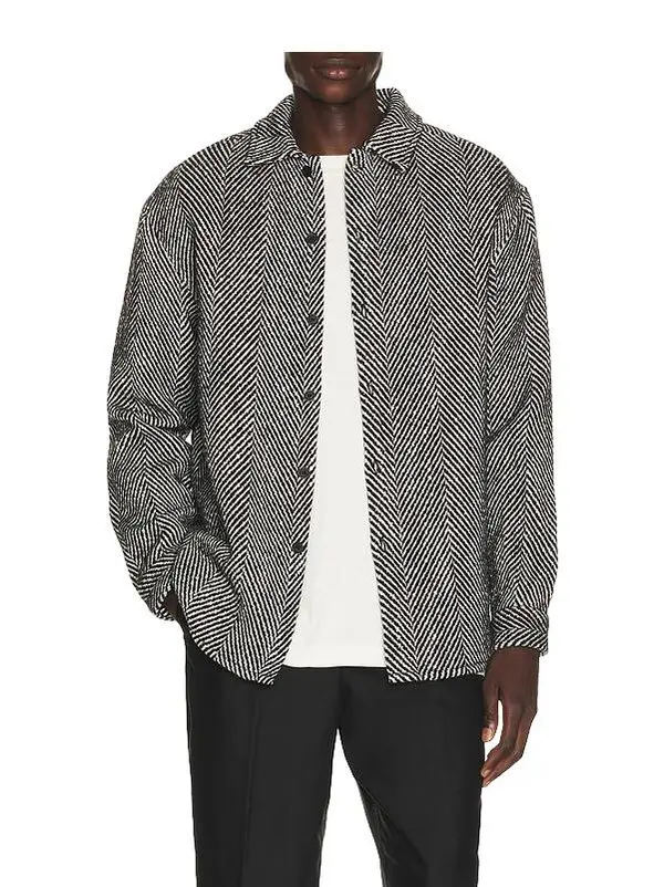 KROST Eco Herringbone Shirt - Black