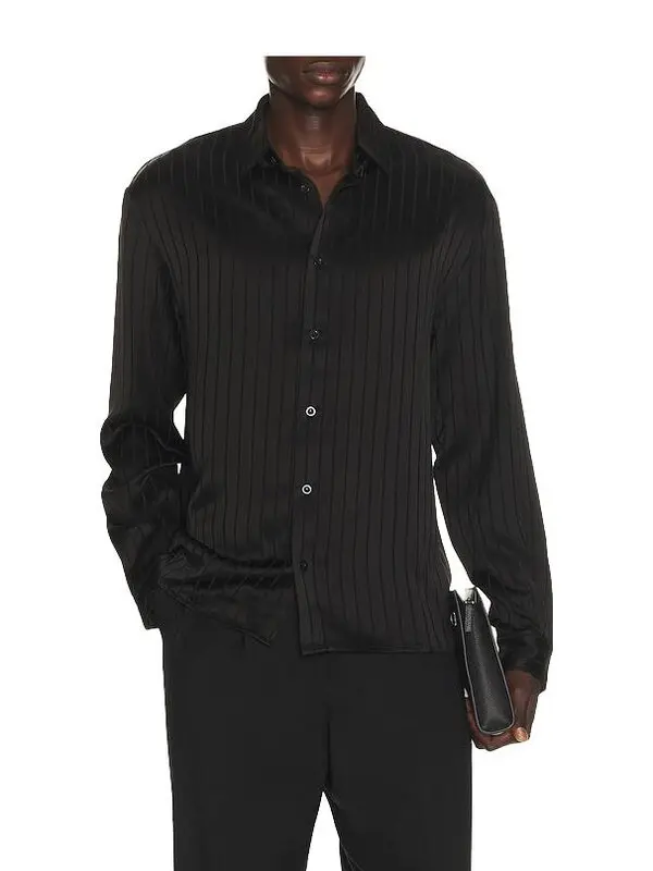 KROST Jordan Ace Striped Shirt - Black