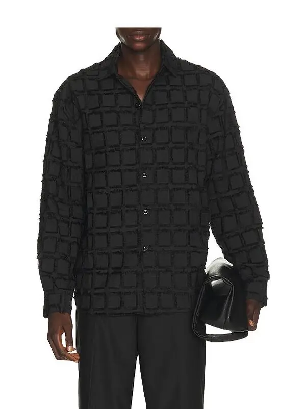 KROST Relaxed Pile Shirt - Black