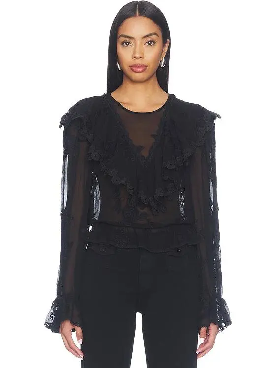 Paige Akari Blouse - Black
