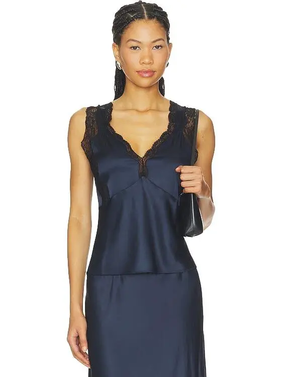 Paige Marin Top - Navy