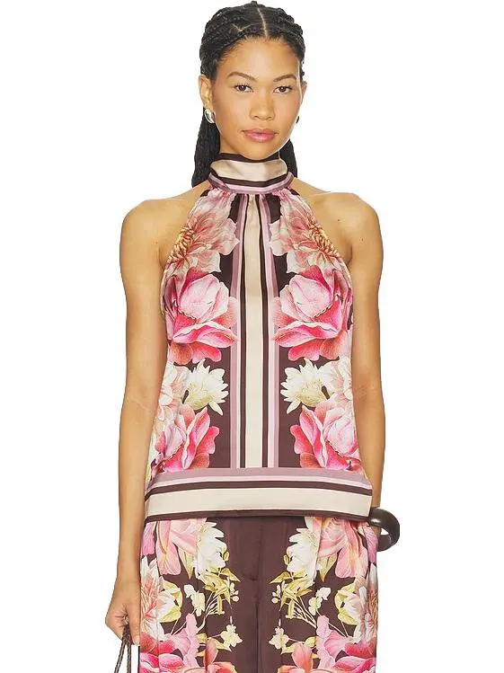 Misa Anais Top In Pink - Full Bloom