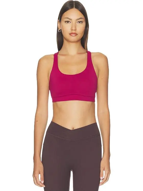 Lululemon Energy Bra In Pink - Raspberry Rave