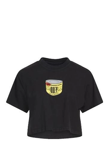 Obey T-shirt Size Cotton - Black
