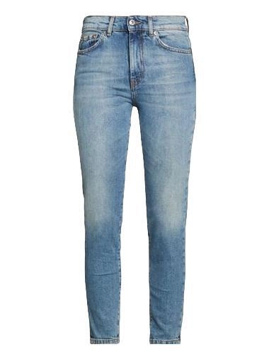 GRIFONI Jeans Size Cotton, Elastane - Blue