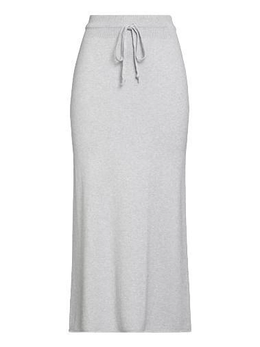 KONTATTO Maxi Skirt Size Viscose, Polyamide, Polyester, Metal - Grey