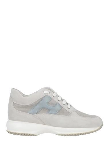 Hogan Sneakers Size Leather, Textile Fibers - Grey