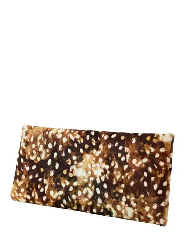 Staud Muse Haircalf Clutch Bag - Brown