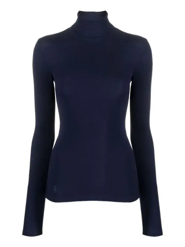 Ralph Lauren Lyocell-cotton Blend Rollneck Jumper - Black