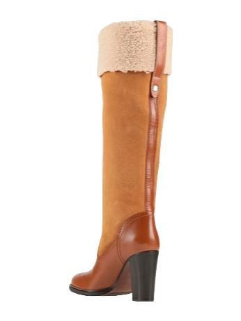 Chloé Two-tone Round-toe Boots - No