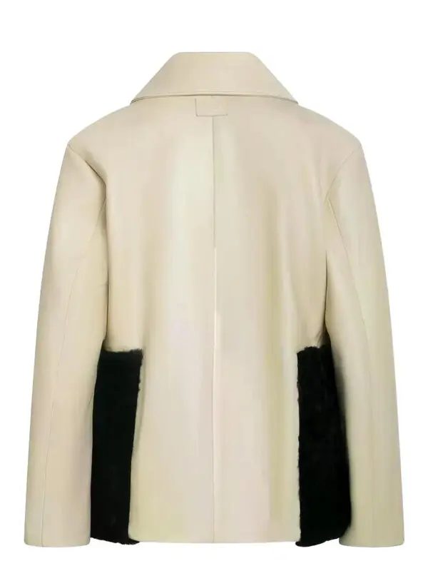 Loewe Jacket In Nappa Lambskin - Neutrals