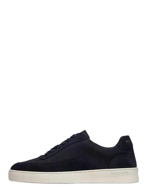 Filling Pieces Mondo Grain-texture Suede Sneakers - Blue