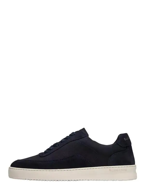 Filling Pieces Mondo Grain-texture Suede Sneakers - Blue