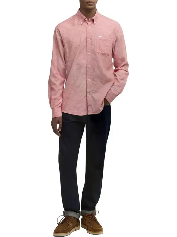 Barbour Nelson Tailored Shirt - Red