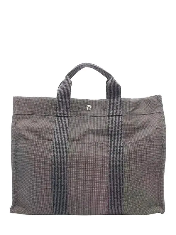 Hermès 20th Century Canvas Herline Mm Tote Bag - Grey