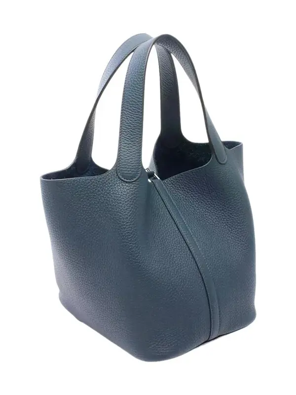 Hermès 2023 Clemence Picotin Lock 22 Handbag - Blue