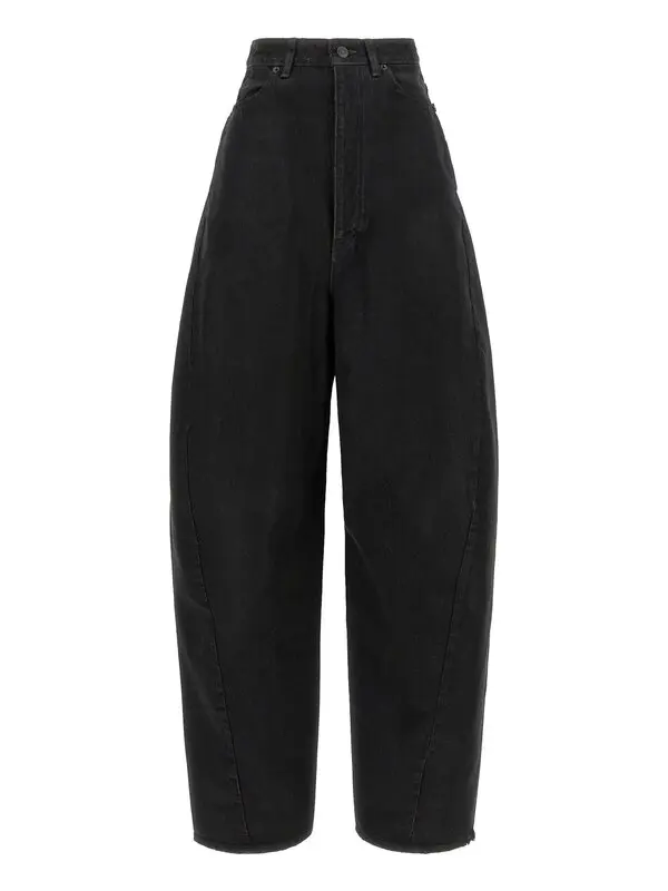 Balenciaga Barrel Leg Jeans - Black