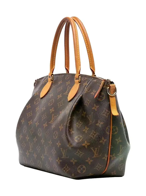 LOUIS VUITTON 2015 Monogram Turenne Mm Satchel - Brown