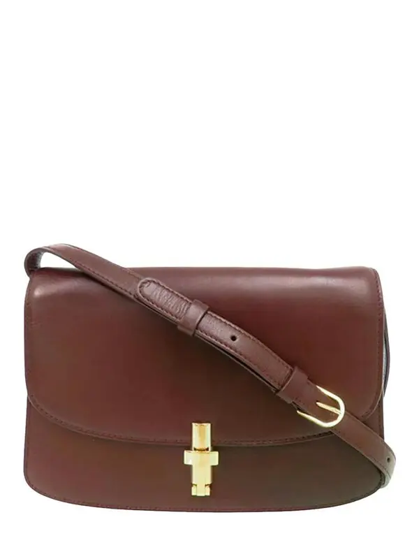 THE ROW 2000-2026 Leather Sofia 8.75 Crossbody Bag - Red