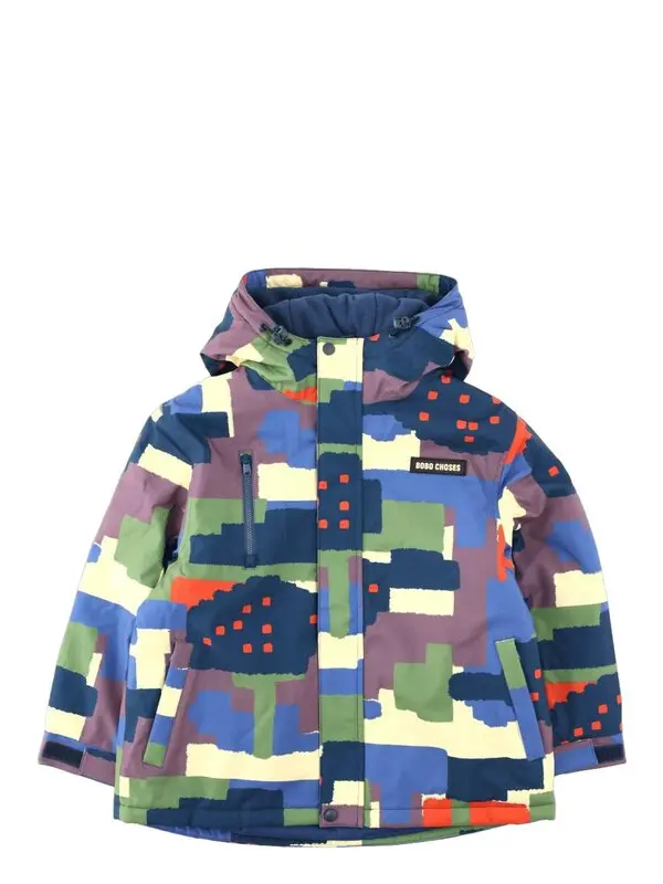BOBO CHOSES Paint Forest All Over Ski Anorak - Multicolour