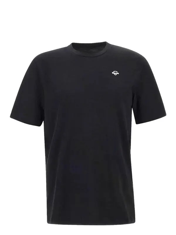 BLAUER. Logo-print T-shirt - Black
