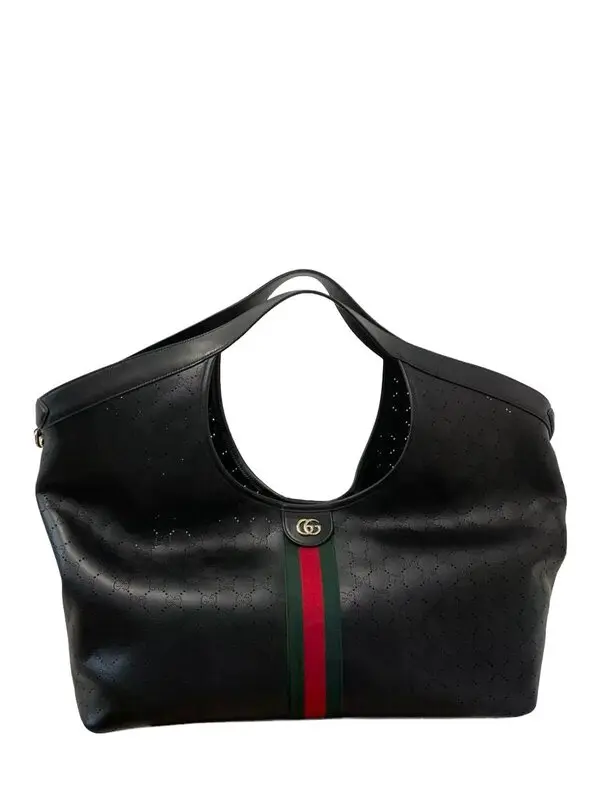 Gucci Giglio Large Tote Bag - Black